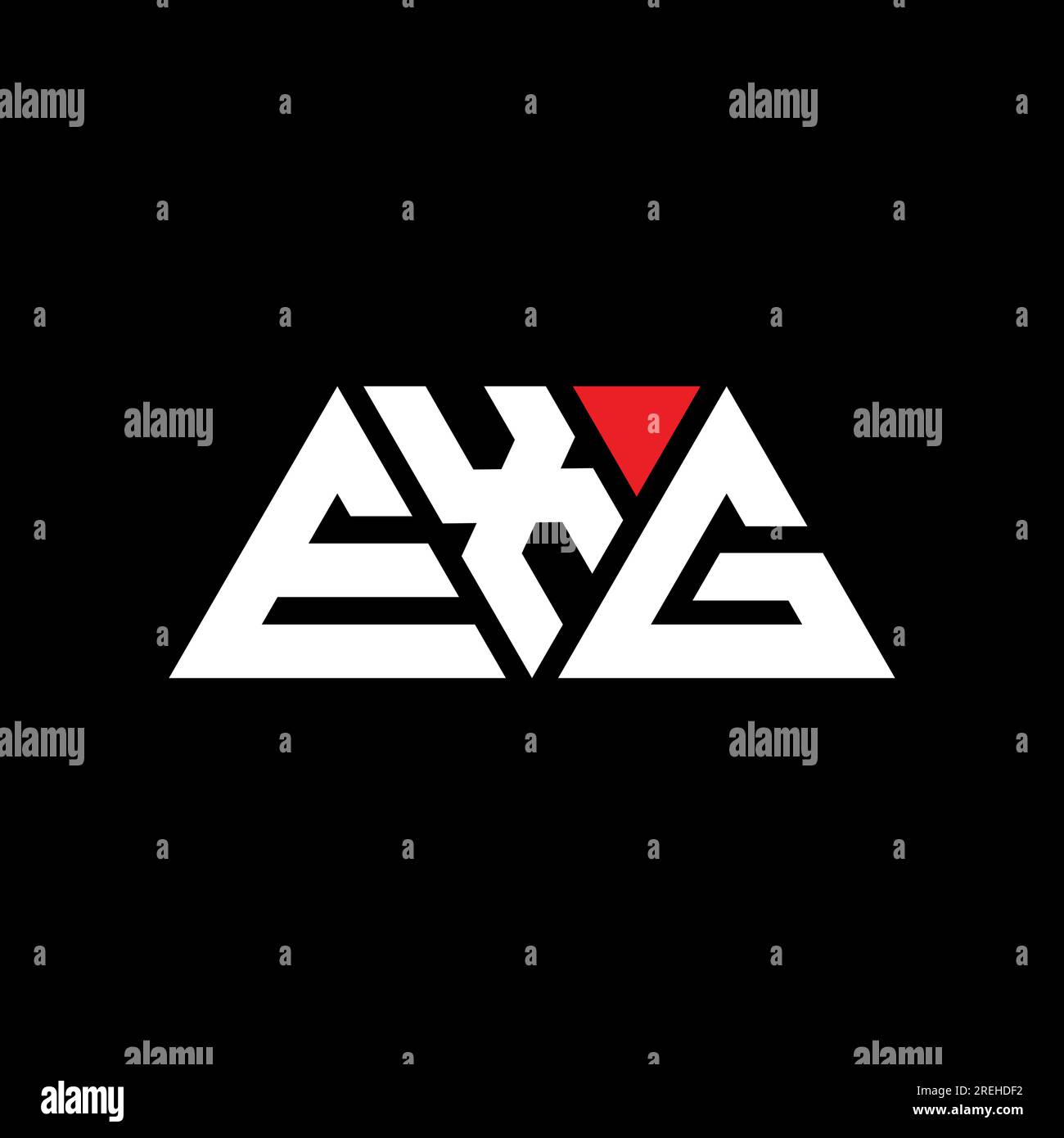 Exg logo design Stock Vector Images - Alamy