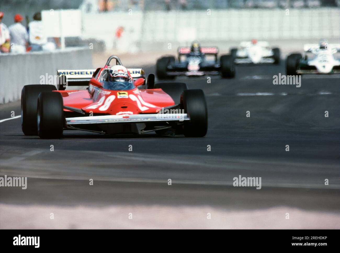 Didier Pironi. 1981 Caesars Palace Grand Prix Stock Photo - Alamy