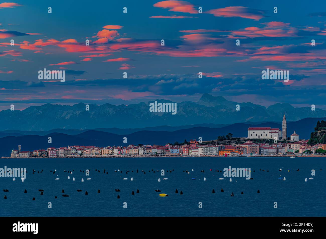 Piran lighthouse tower slovenia hi-res stock photography and images - Alamy
