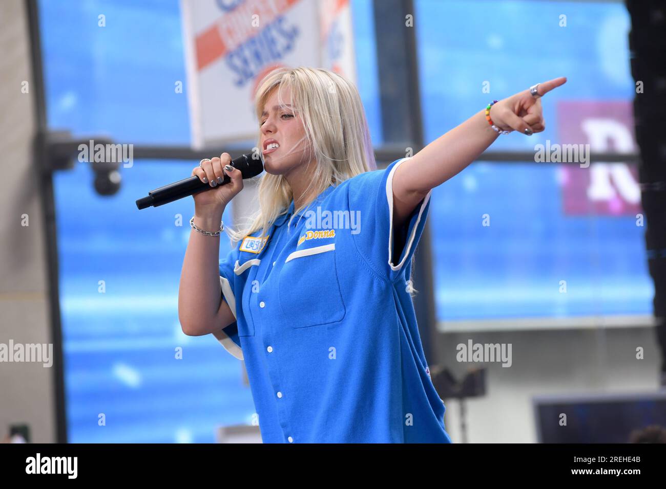 New York, USA. 28th July, 2023. Reneé Rapp performs on NBC's "Today ...