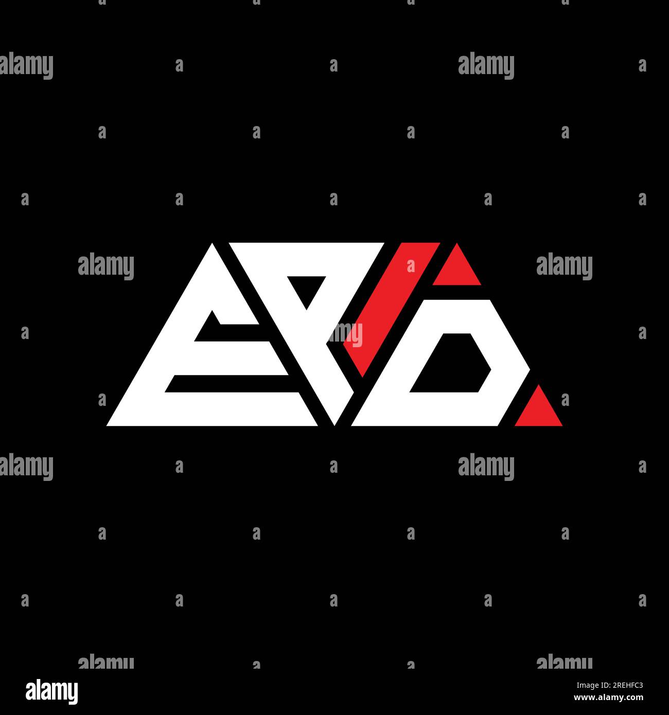 EPD triangle letter logo design with triangle shape. EPD triangle logo ...