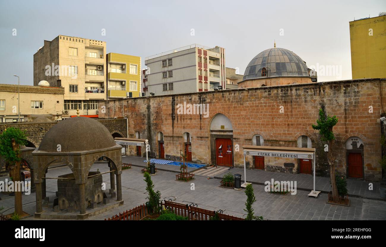 Located in Cizre, Turkey, the Great Mosque was built in the 12th ...