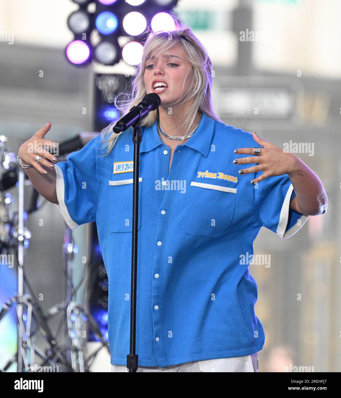New York, NY, USA. 28th July, 2023. Renée Rapp performs on NBC's Citi ...