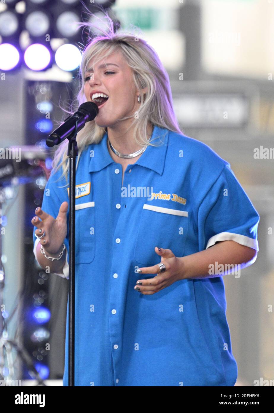 New York, NY, USA. 28th July, 2023. Renée Rapp performs on NBC's Citi ...