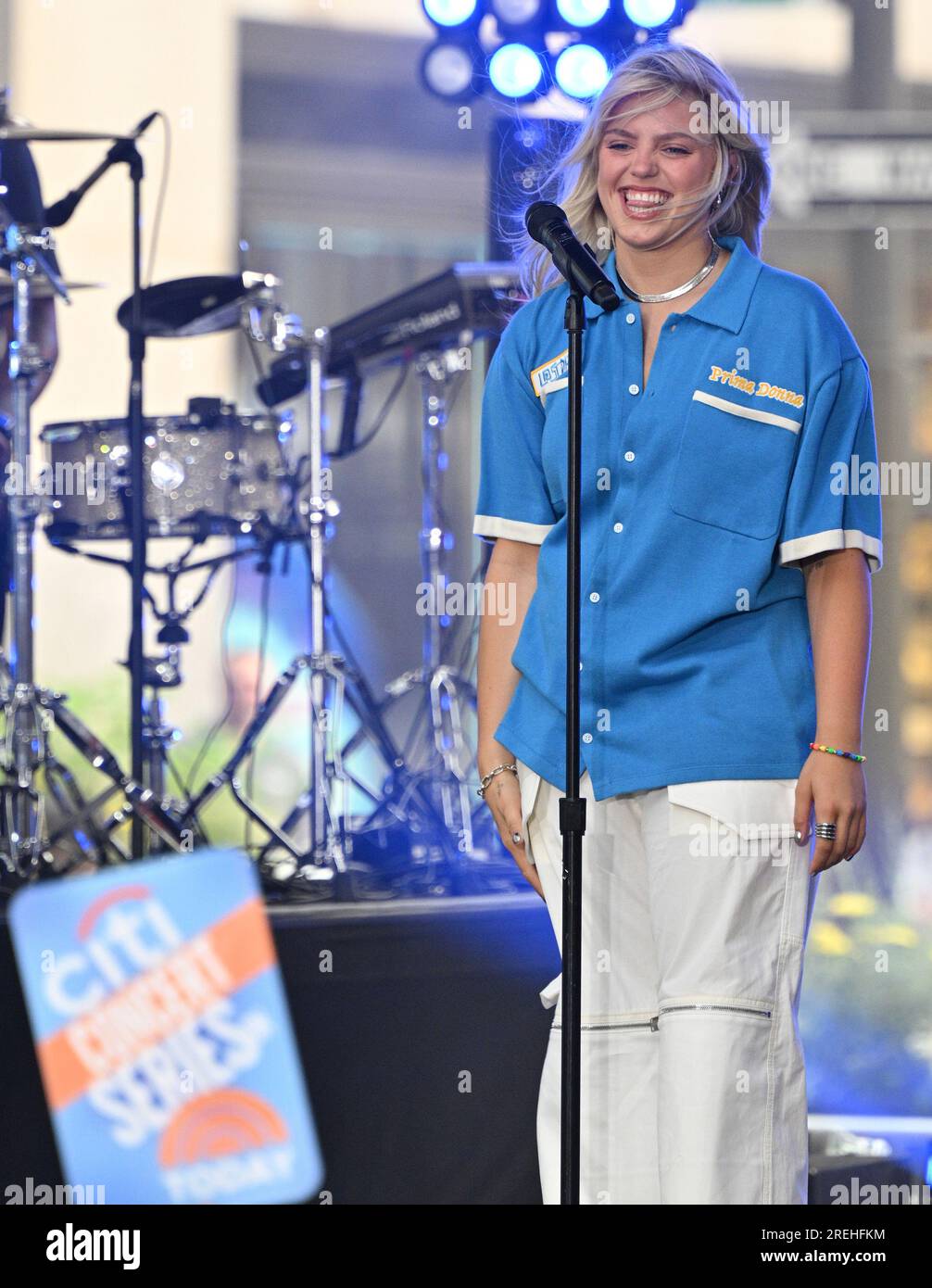New York, NY, USA. 28th July, 2023. Renée Rapp performs on NBC's Citi ...