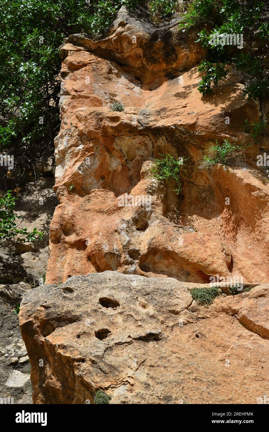 The Kasrik Warrior Relief, located in Sirnak, Turkey, was carved into ...