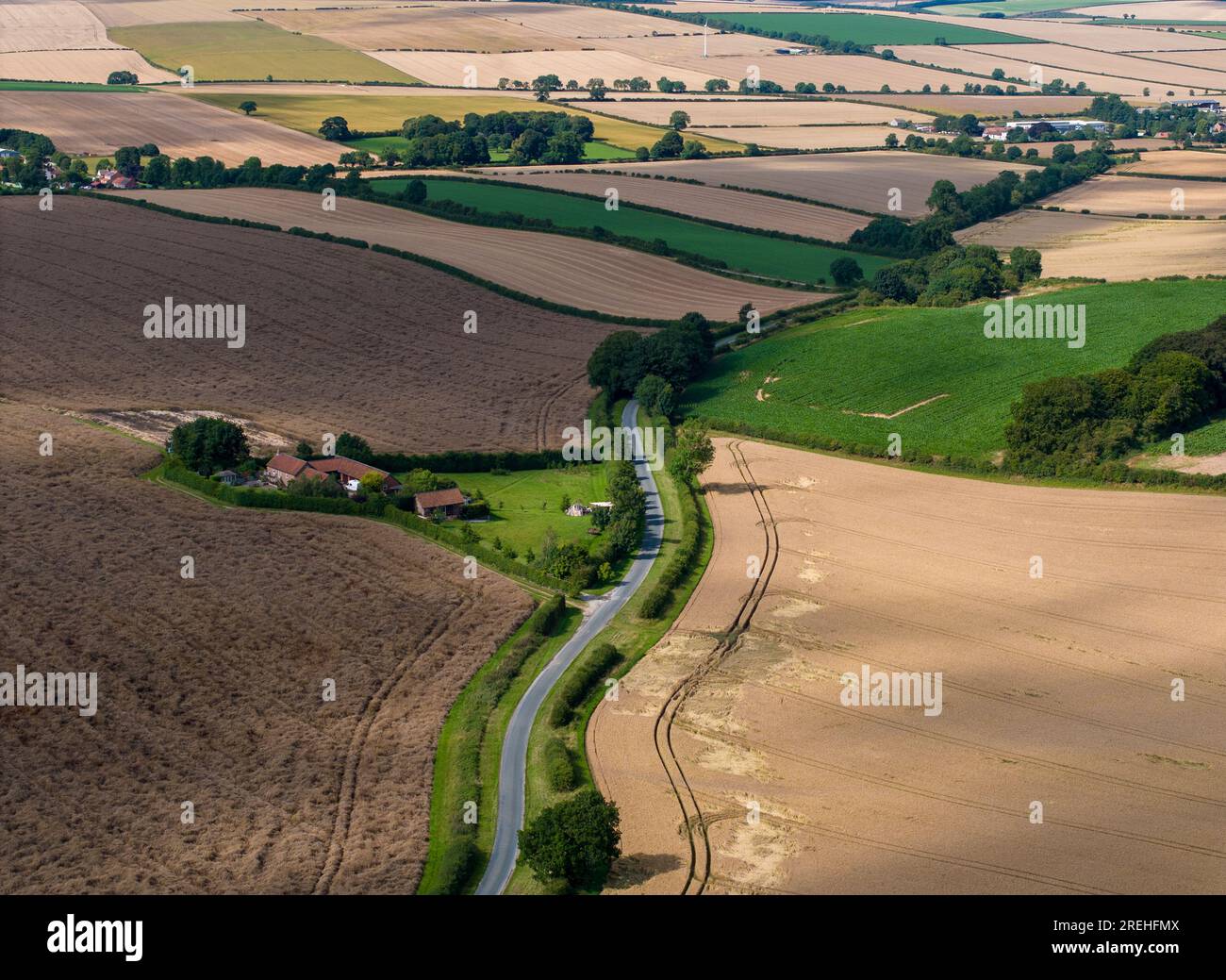 Yorkshire Wolds East Yorkshire UK Stock Photo - Alamy