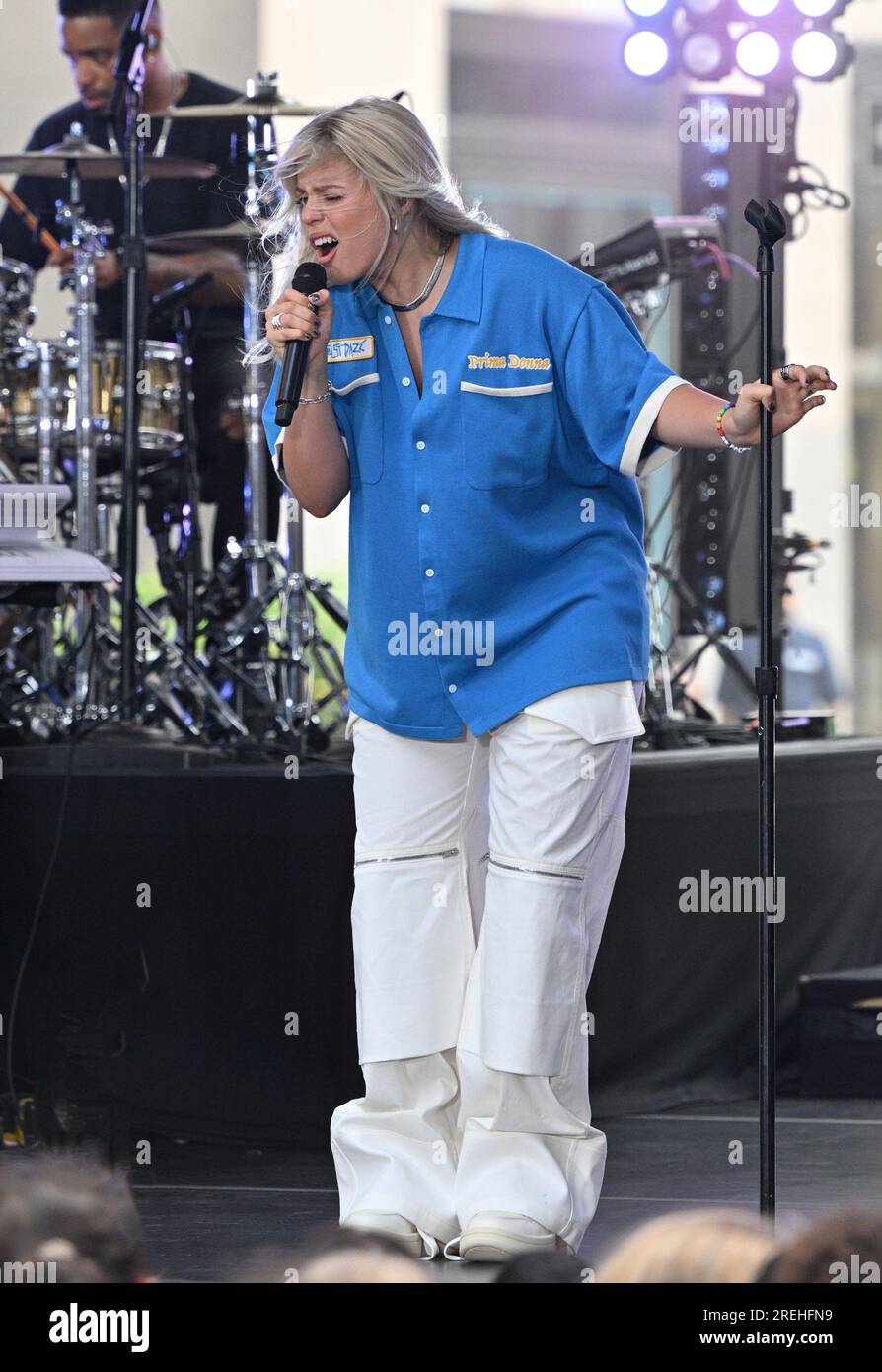 New York, NY, USA. 28th July, 2023. Renée Rapp performs on NBC's Citi ...