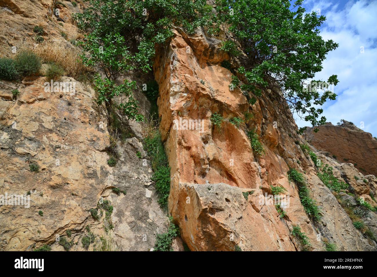 The Kasrik Warrior Relief, located in Sirnak, Turkey, was carved into ...