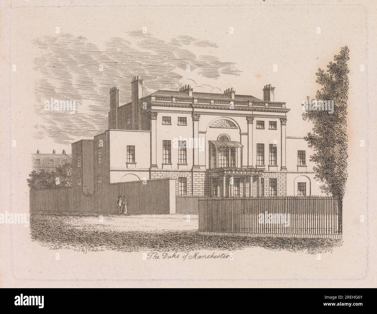 The Duke of Manchester's 1807 by James Peller Malcolm Stock Photo - Alamy