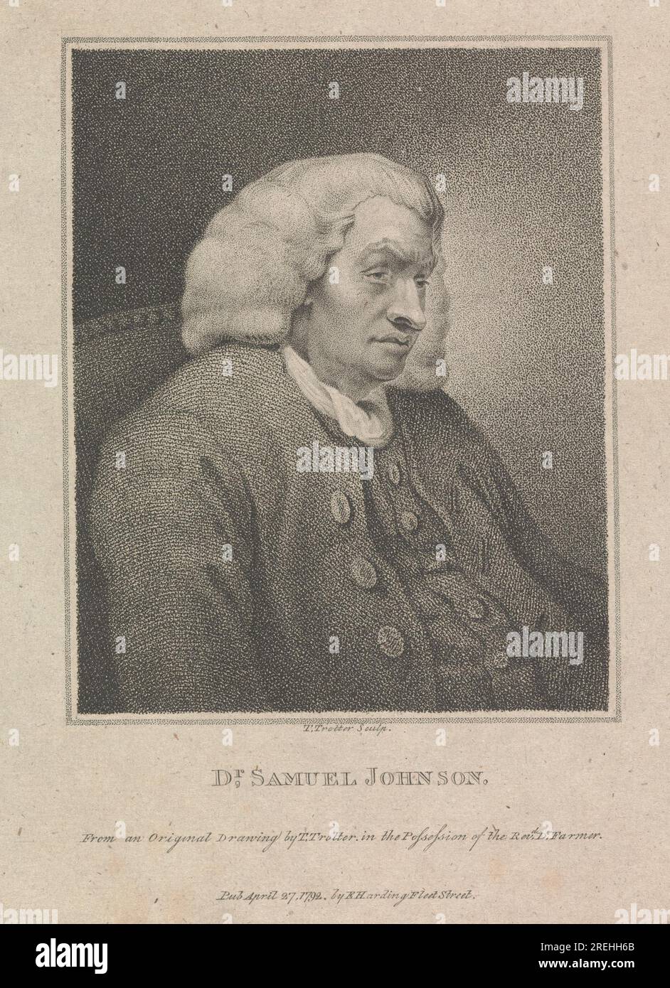 Dr. Samuel Johnson by Thomas Trotter Stock Photo - Alamy