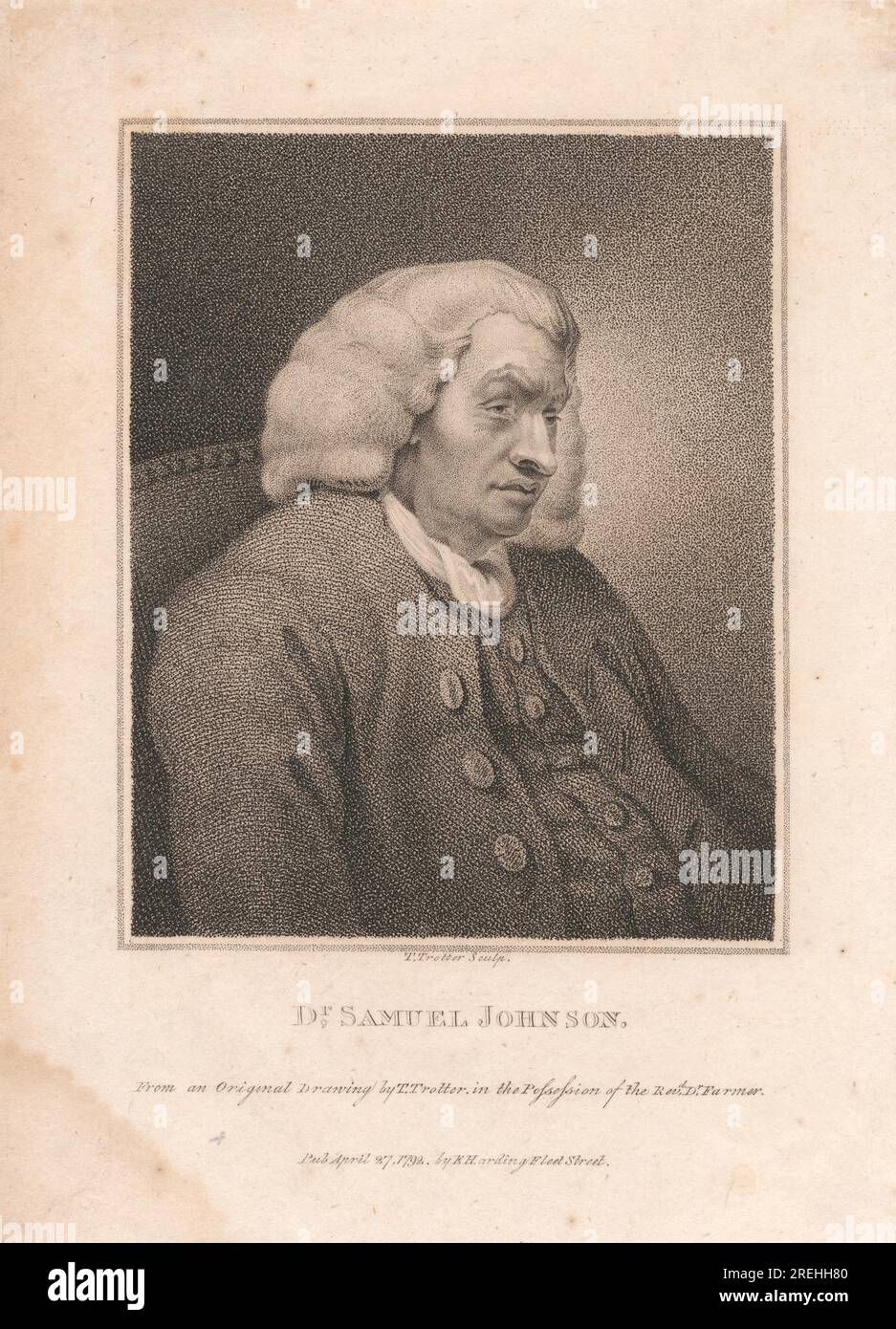 Dr. Samuel Johnson by Thomas Trotter Stock Photo - Alamy