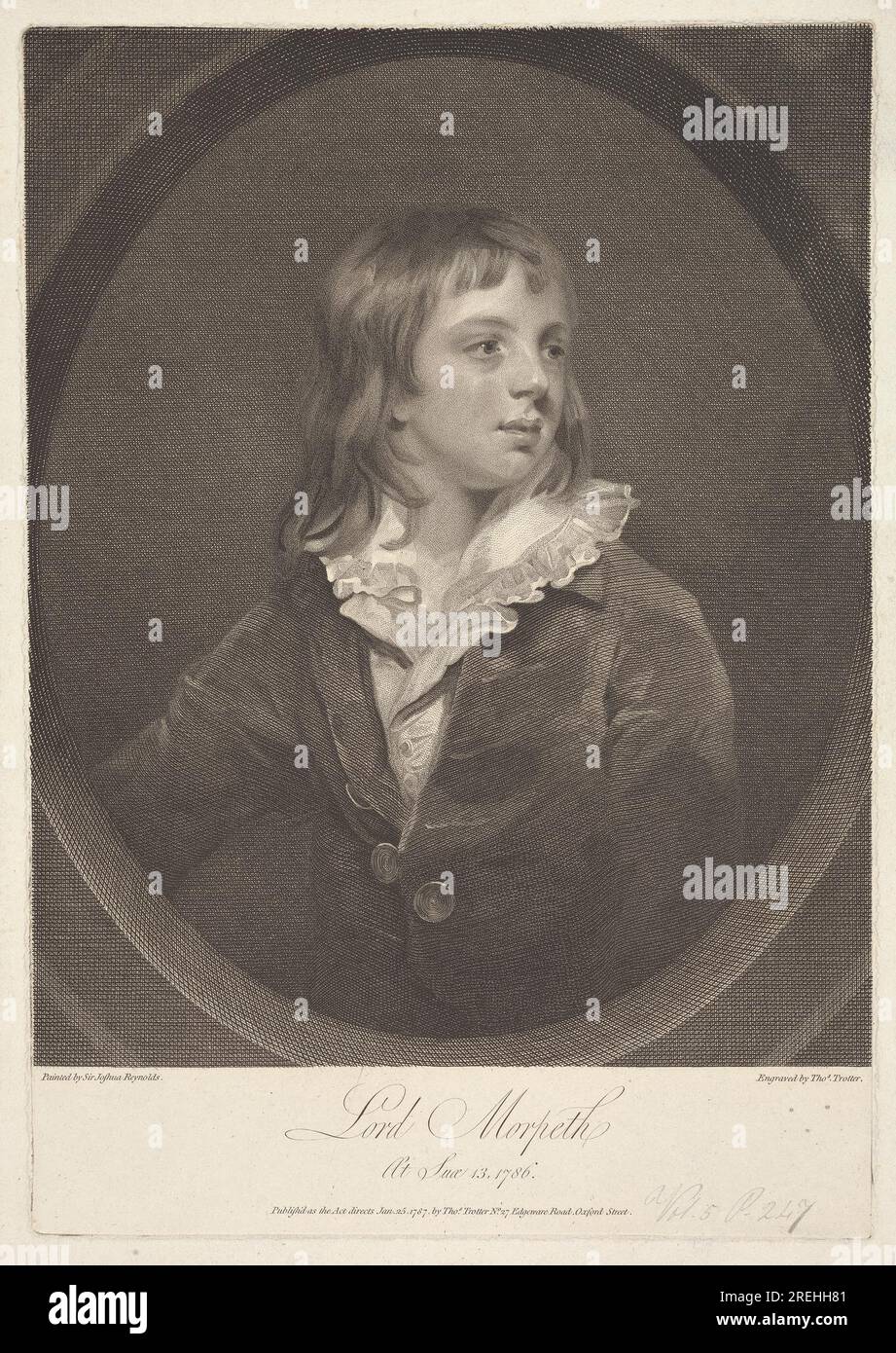 Lord Morpeth 1787 by Thomas Trotter Stock Photo - Alamy