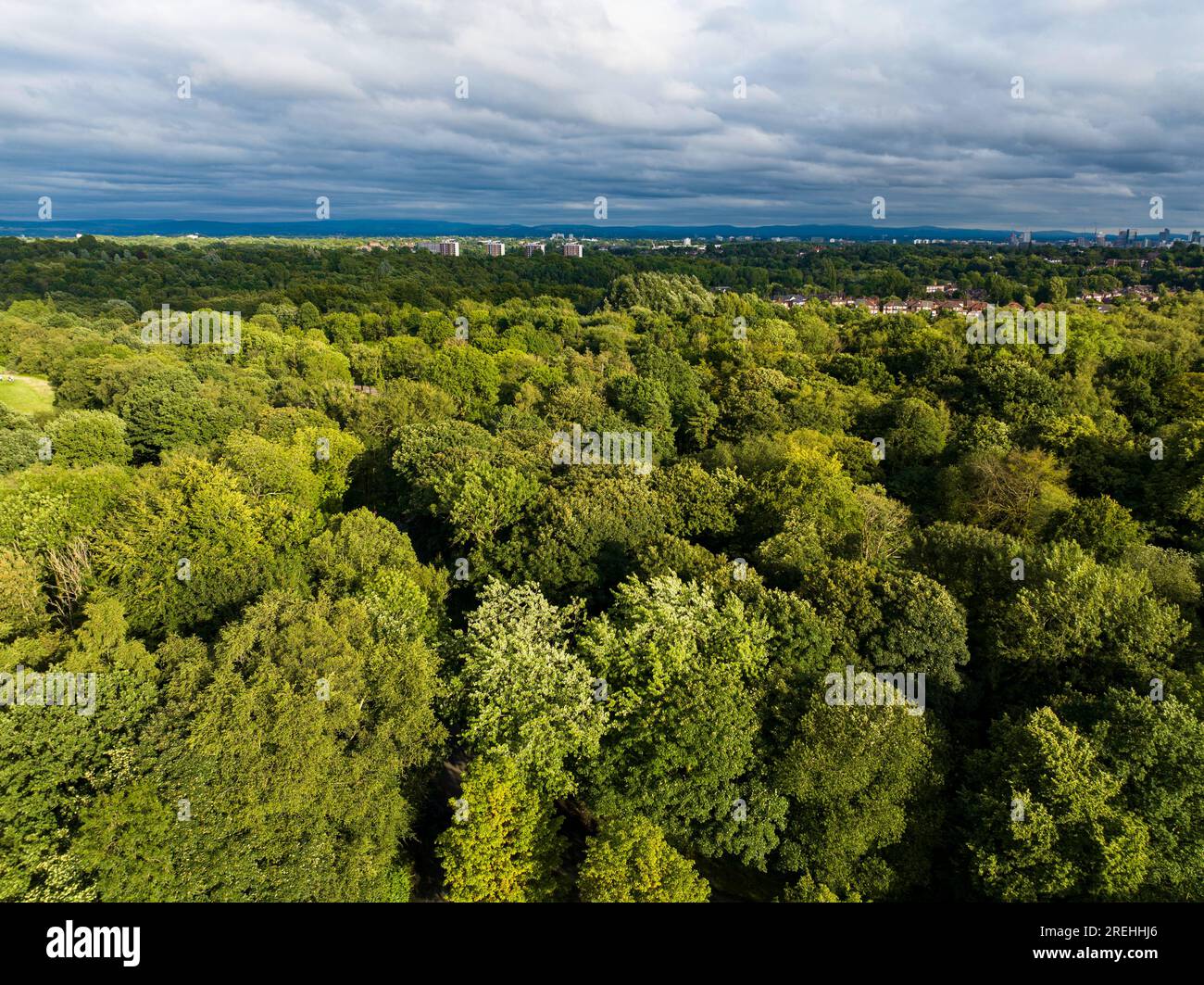 Aerial Photos of Heaton Park, Manchester UK Stock Photo - Alamy