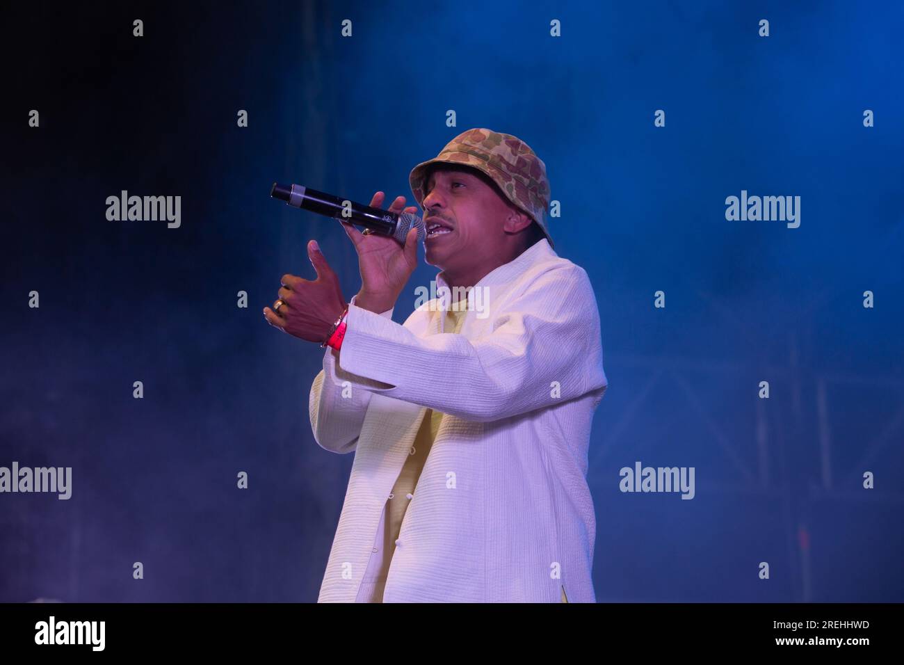 Fredrikstad, Norway. 27th, July 2022. The Swedish rapper and reggae ...