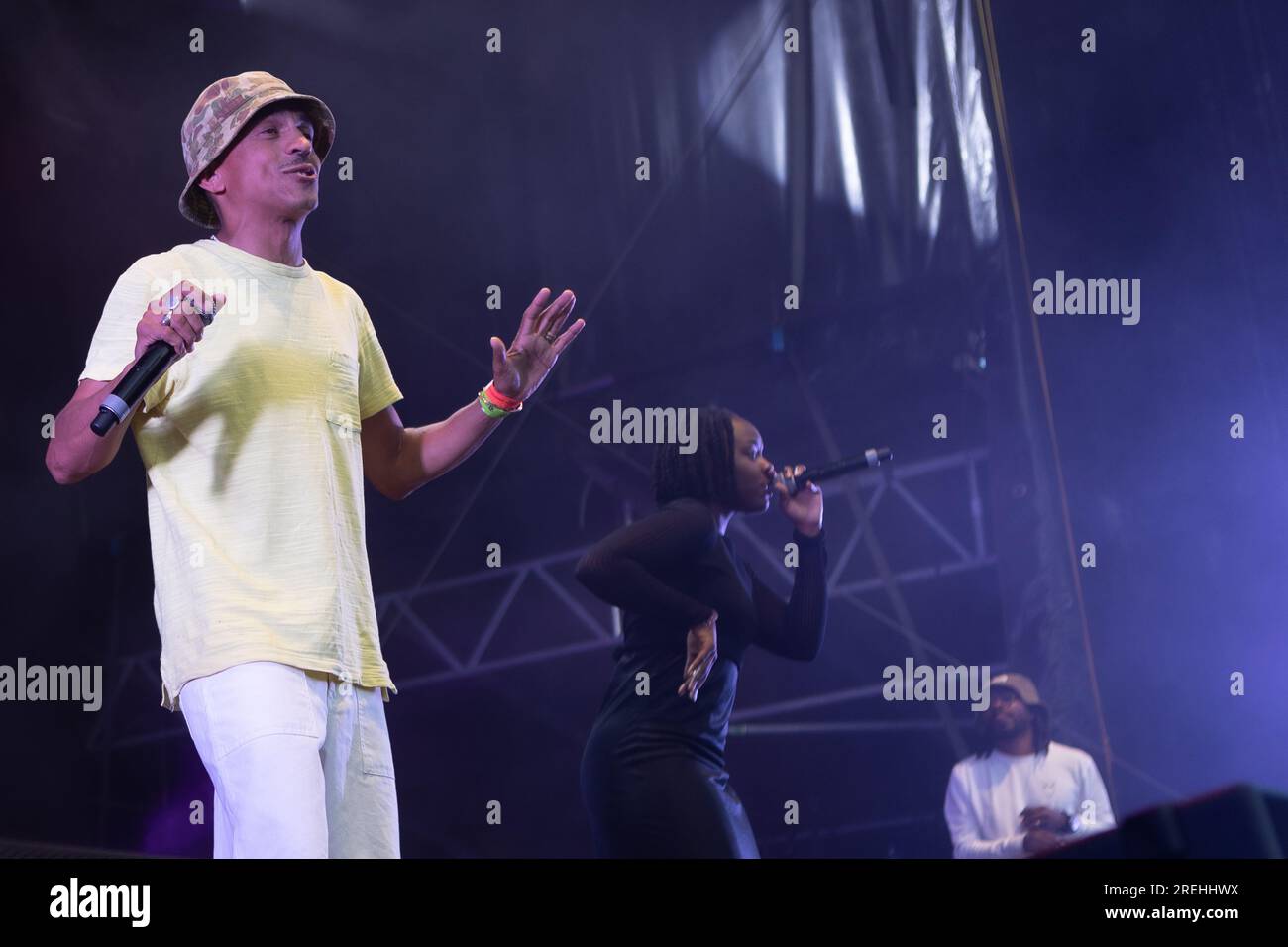 Fredrikstad, Norway. 27th, July 2022. The Swedish rapper and reggae ...