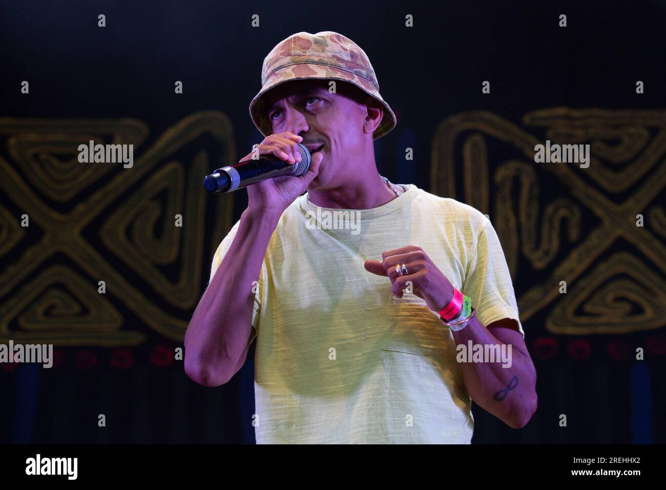 Fredrikstad, Norway. 27th, July 2022. The Swedish rapper and reggae ...