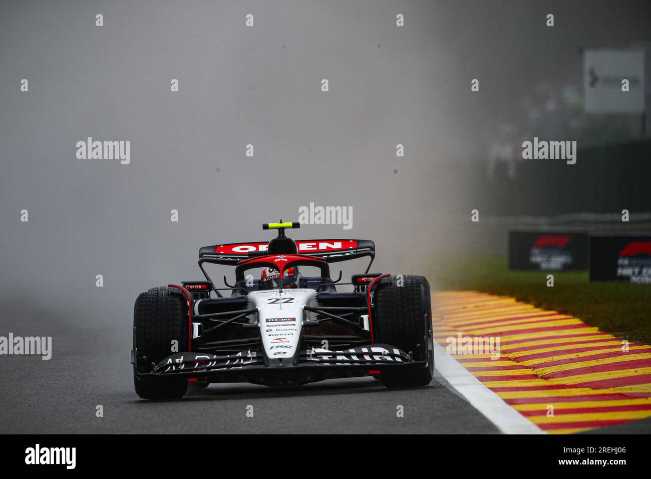 #22 Yuki Tsunoda, (JAP) Alpha Tauri, Honda during the Belgian GP, Spa ...