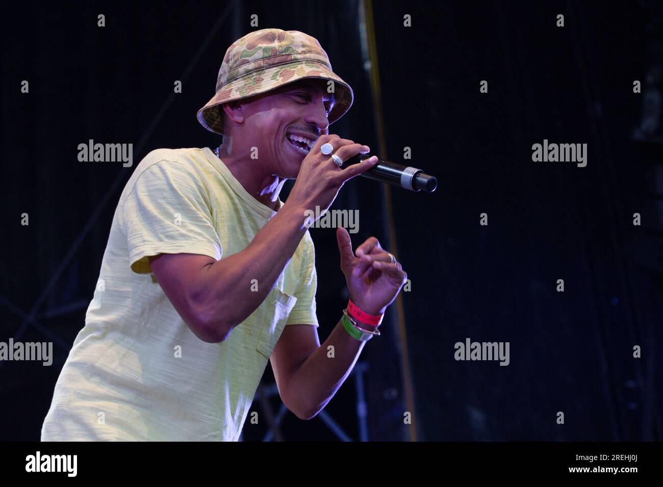 Fredrikstad, Norway. 27th, July 2022. The Swedish rapper and reggae ...