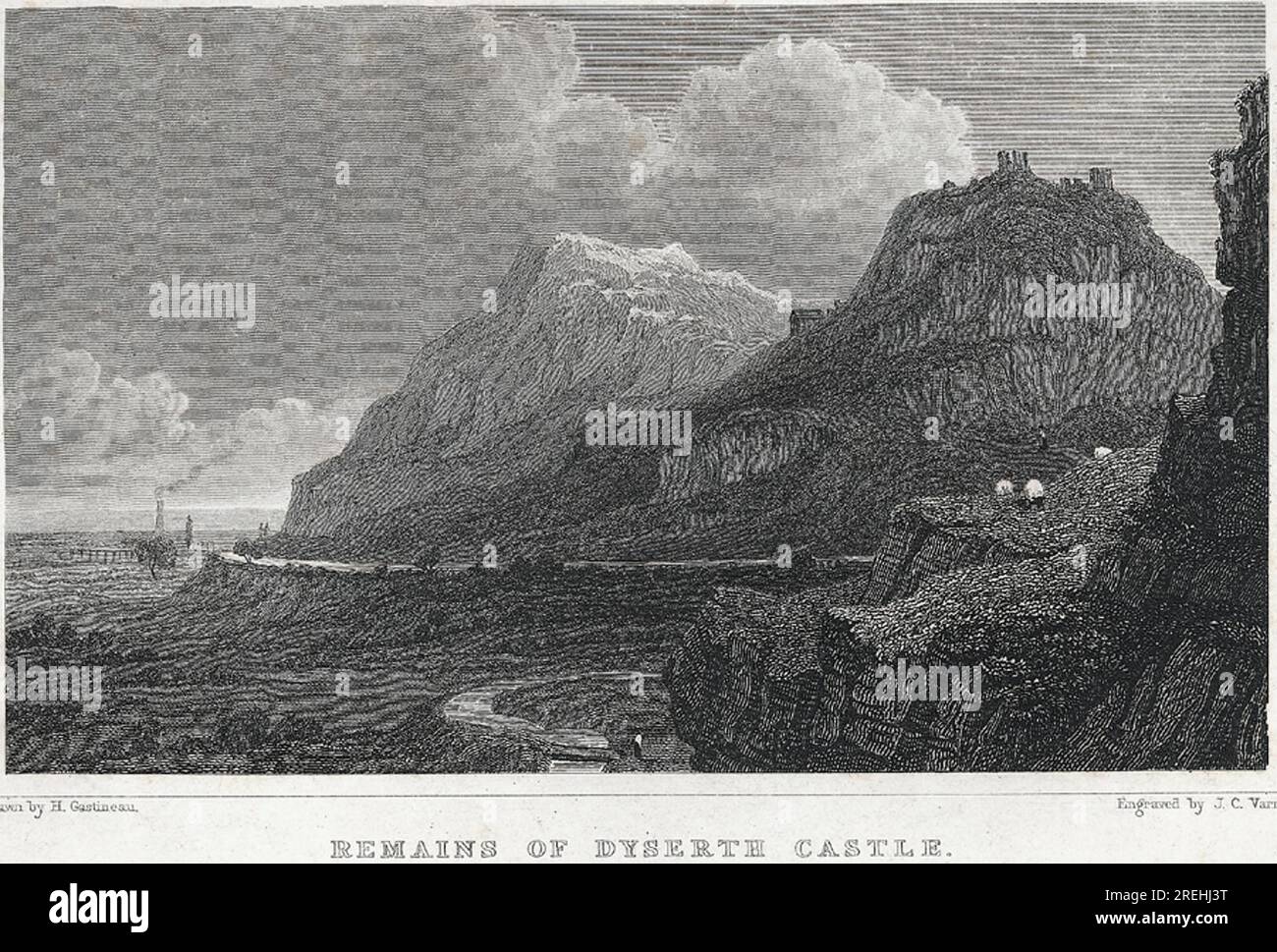 Dyserth castle hi-res stock photography and images - Alamy