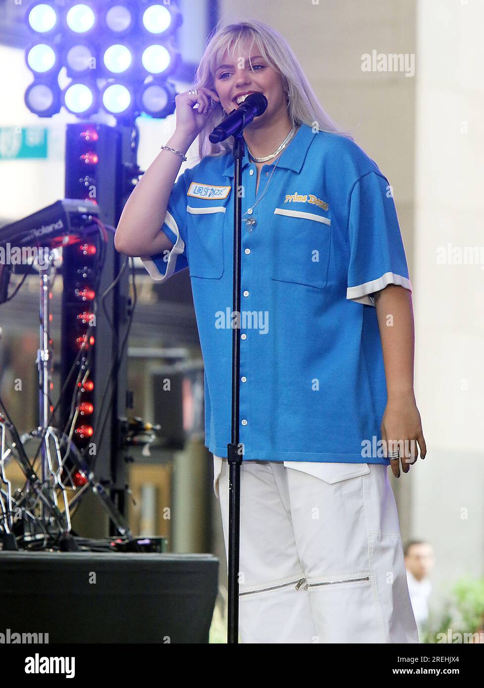 New York, NY, USA. 28th July, 2023. Ren e Rapp performs on NBC's Citi ...