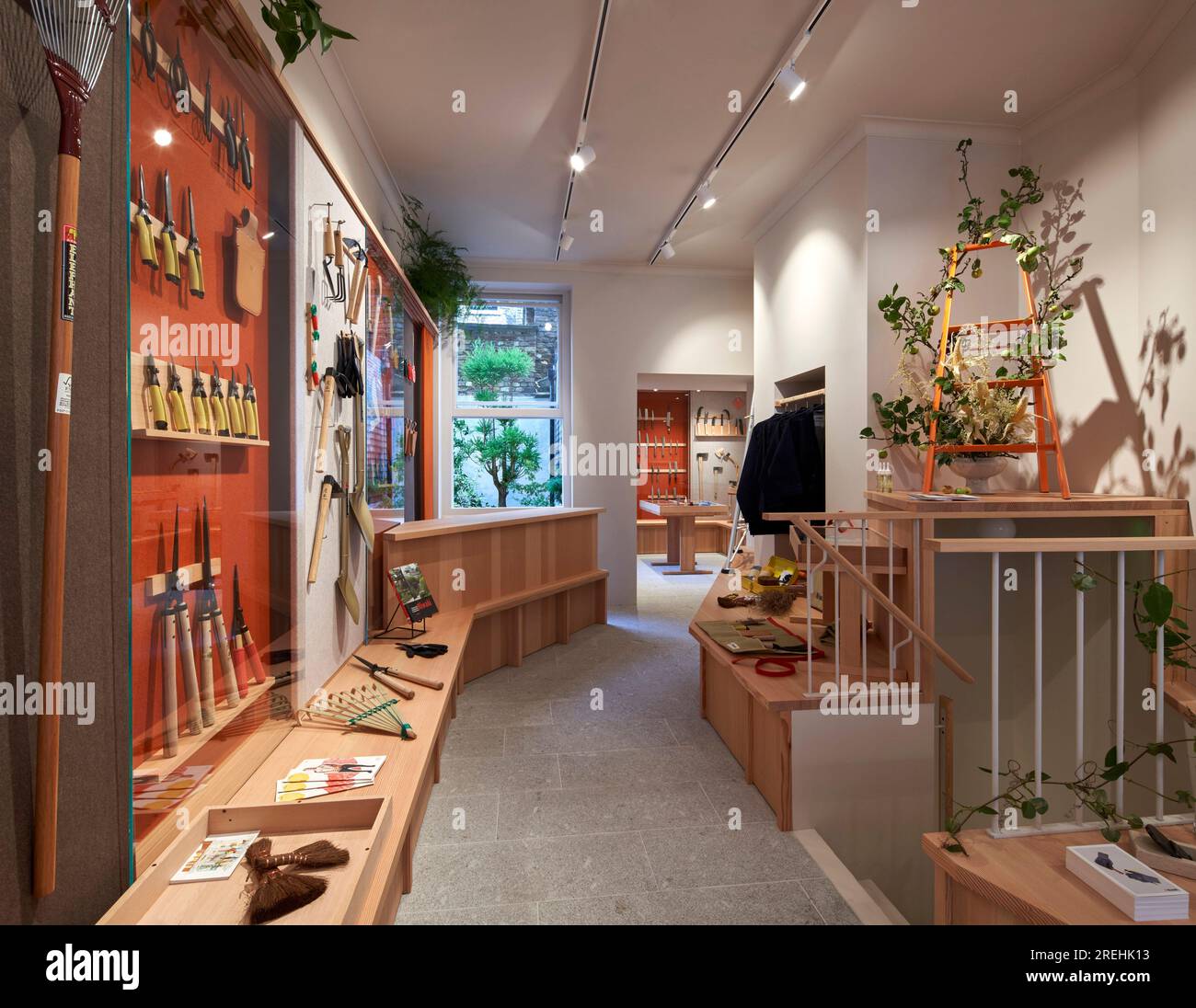 Shop Interior. Niwaki Store London, London, United Kingdom. Architect: Jones Neville, 2021 Stock ...