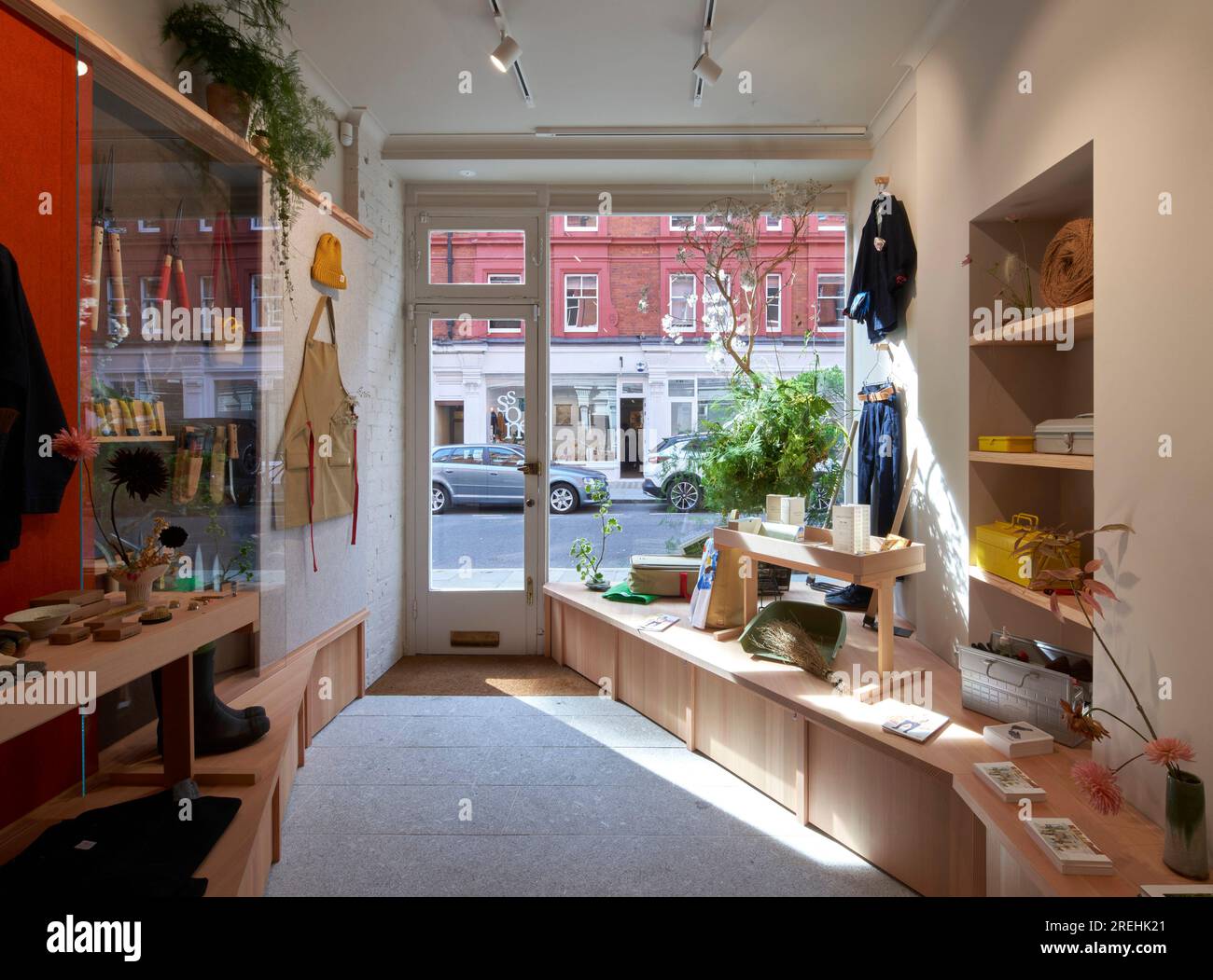 Shop Interior. Niwaki Store London, London, United Kingdom. Architect: Jones Neville, 2021 Stock ...