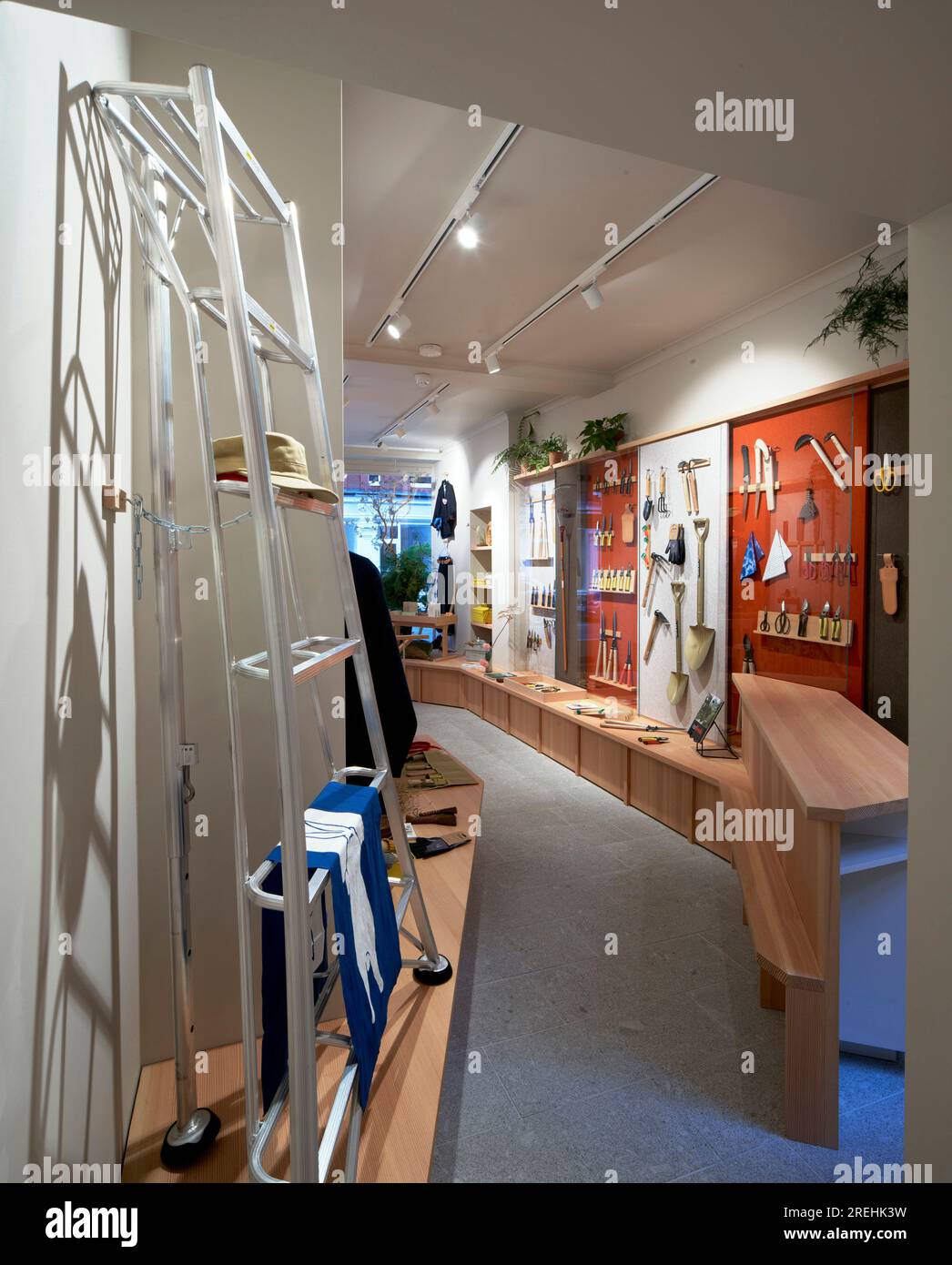 Shop Interior showing Japanese ladder. Niwaki Store London, London ...