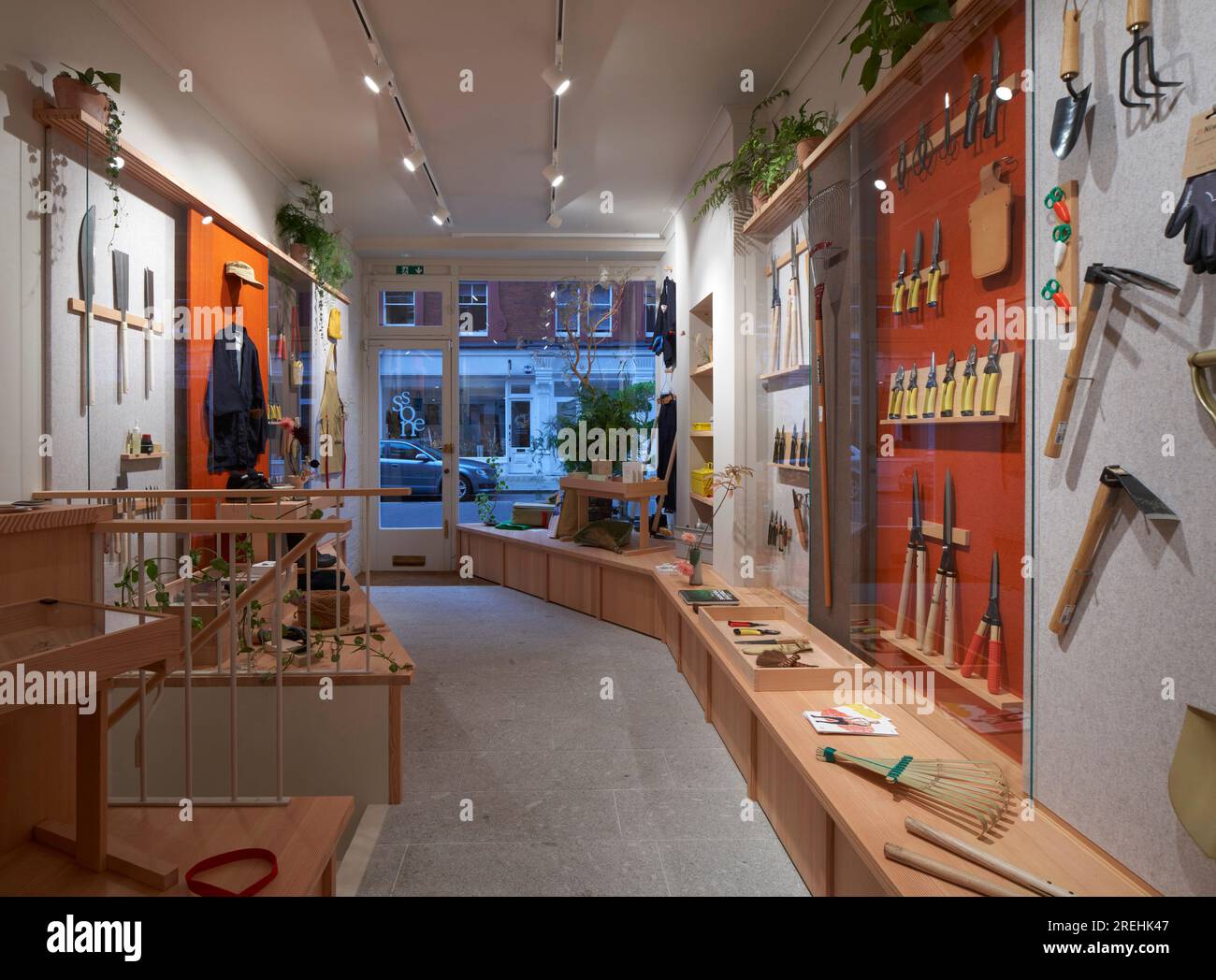 Shop Interior. Niwaki Store London, London, United Kingdom. Architect: Jones Neville, 2021 Stock ...