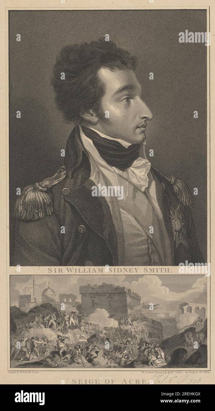 Admiral William Sidney Smith and The Seige of Acre 1804 by Anthony ...