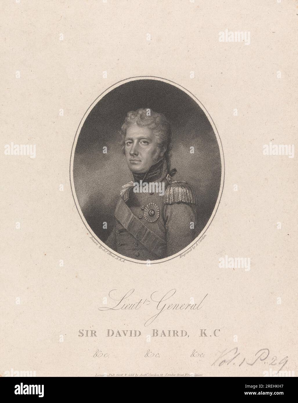 Sir david baird 1st baronet hi-res stock photography and images - Alamy