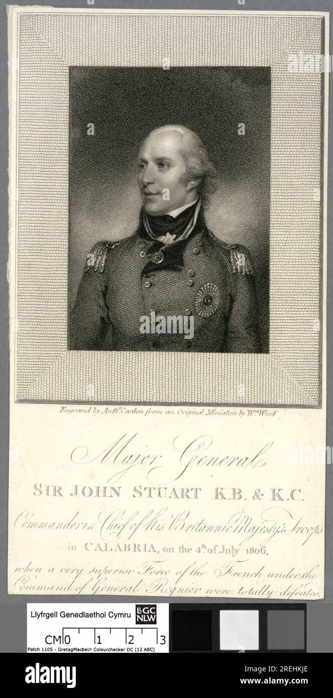 Major General Sir John Stuart K.B. & K.C 19th century by Anthony Cardon ...