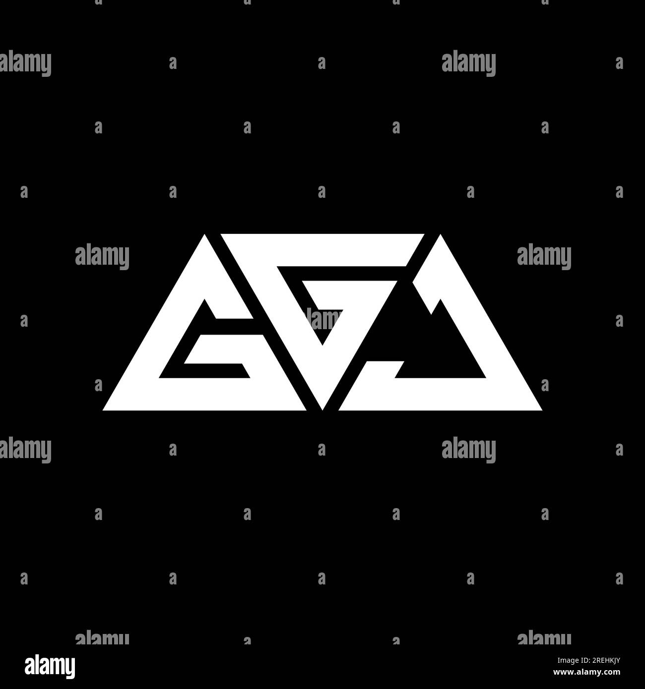 Ggj font Stock Vector Images - Alamy