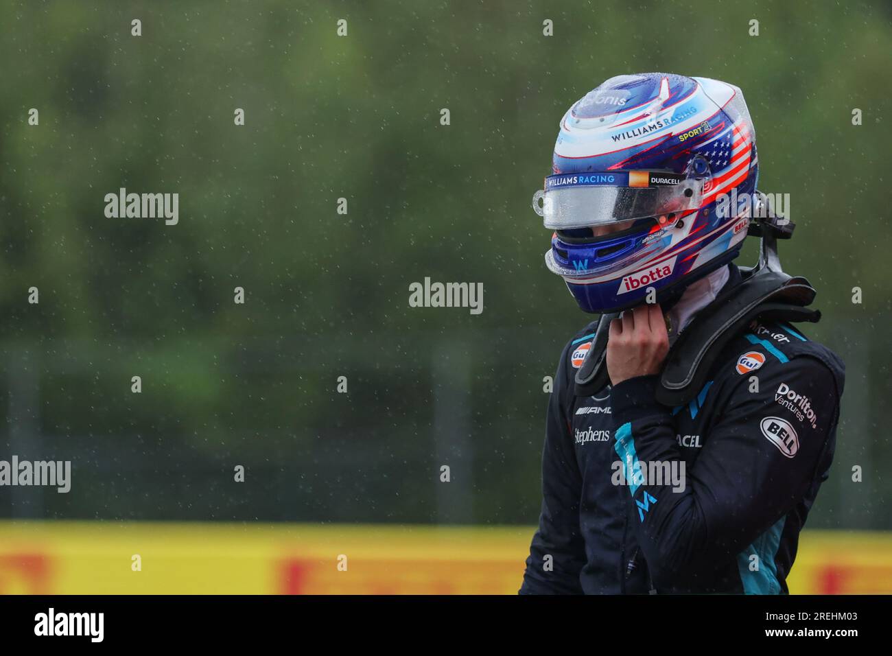 Logan Sargeant (USA) Williams Racing during Free Practice on Friday Jul ...