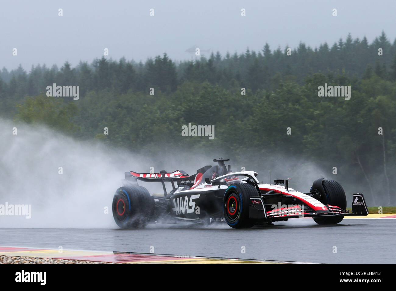 Kevin Magnussen (SVE) Haas VF-23 during Free Practice on Friday Jul ...