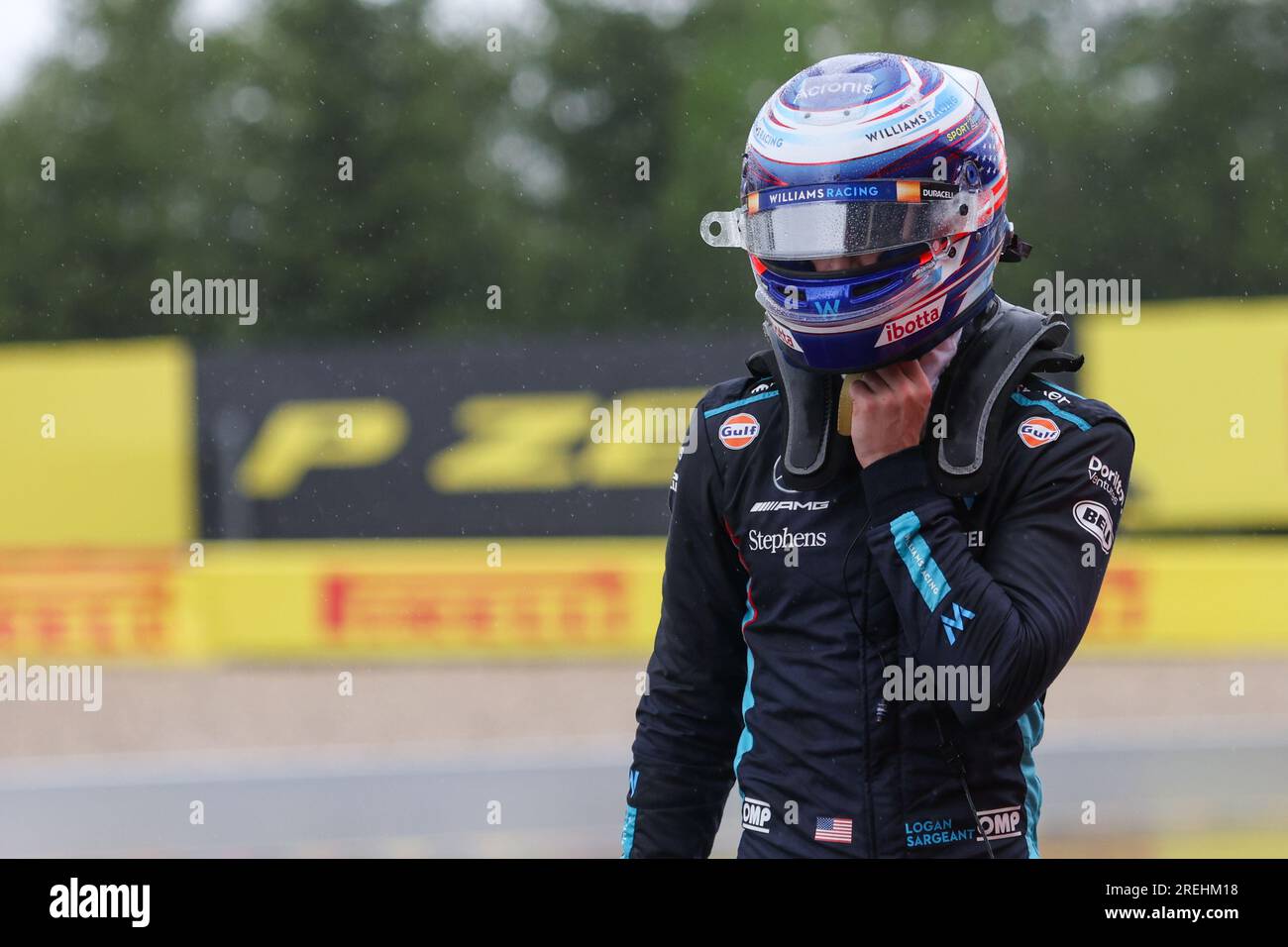 Logan Sargeant (USA) Williams Racing during Free Practice on Friday Jul ...