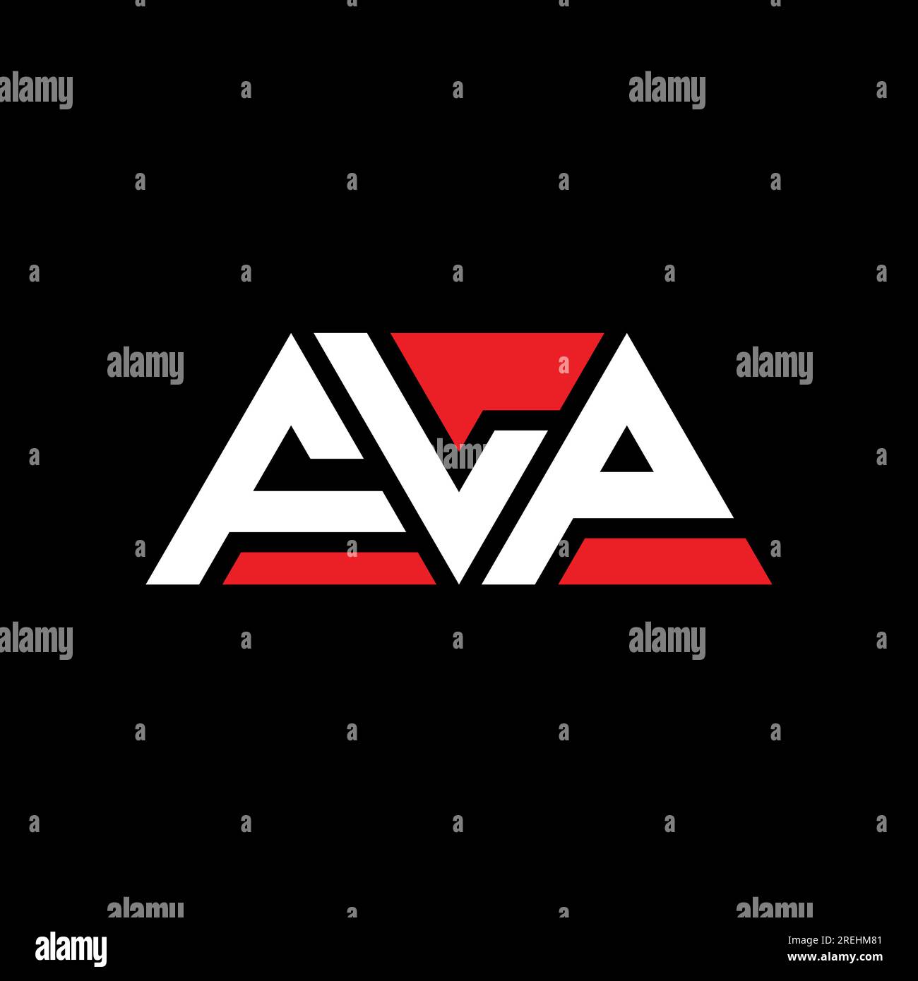 FLP triangle letter logo design with triangle shape. FLP triangle logo ...