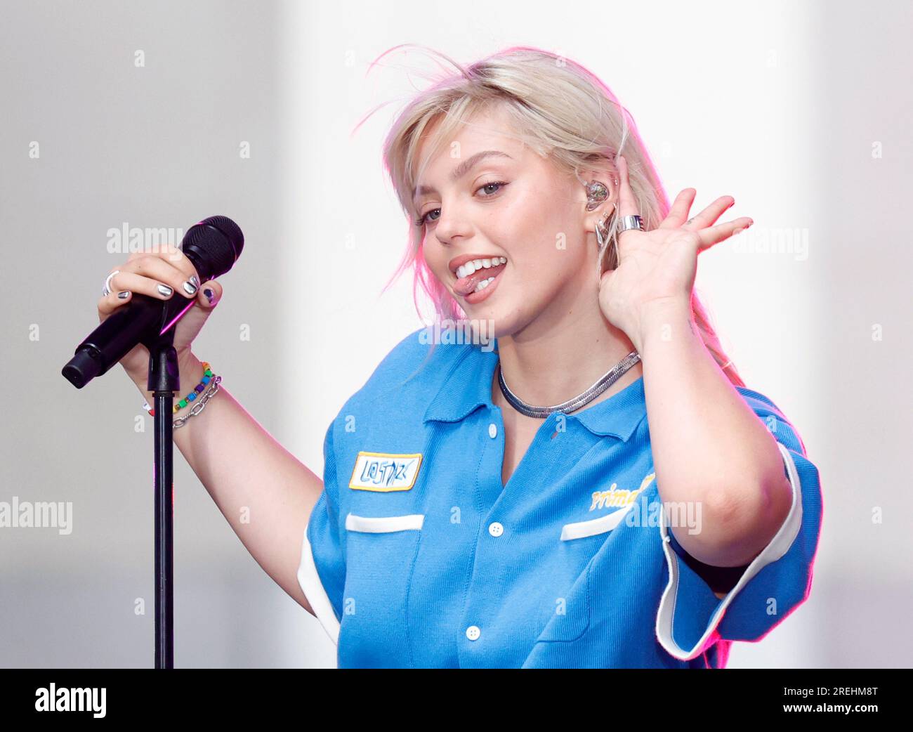 New York, United States. 28th July, 2023. Renee Rapp performs on the ...