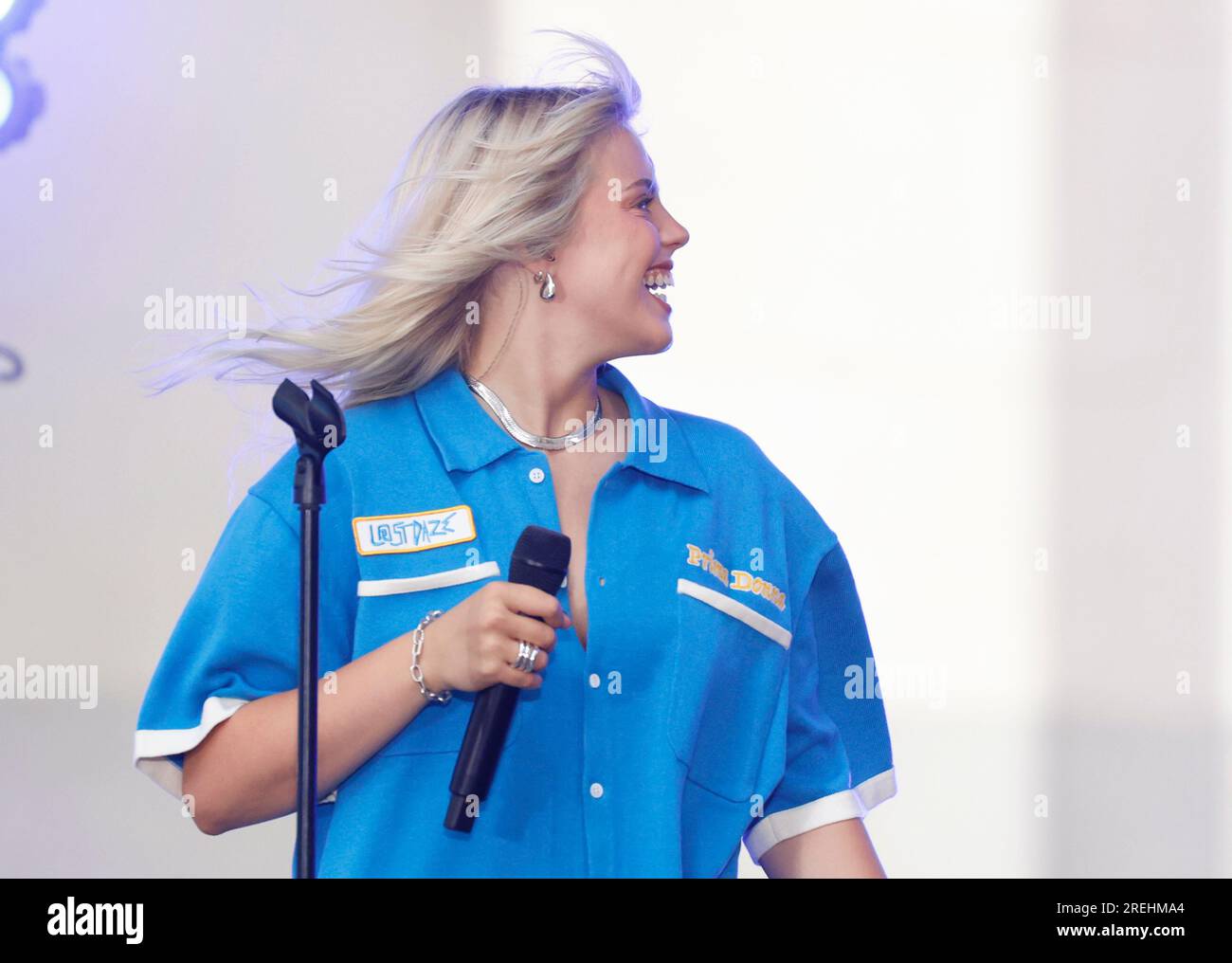 New York, United States. 28th July, 2023. Renee Rapp performs on the ...