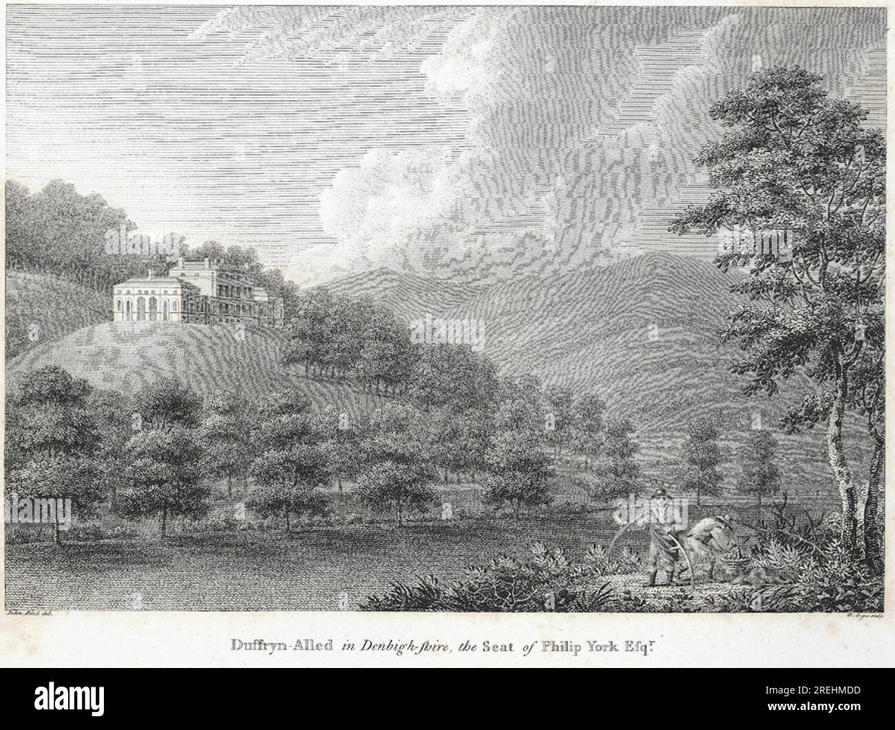 Duffryn-Alled in Denbighshire: the seat of Philip York esqr 1797 by ...