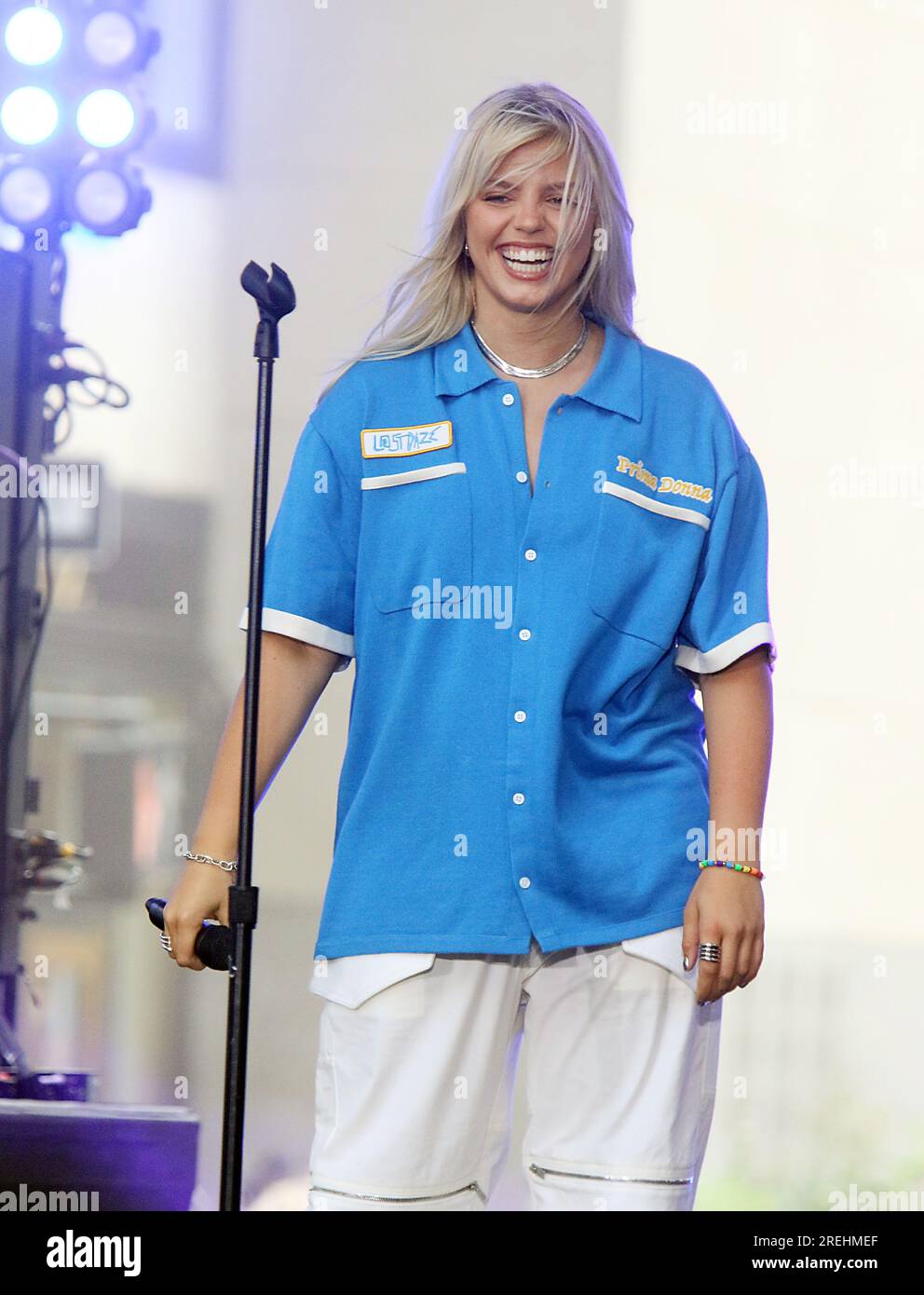 New York, NY, USA. 28th July, 2023. Ren e Rapp performs on NBC's Citi ...