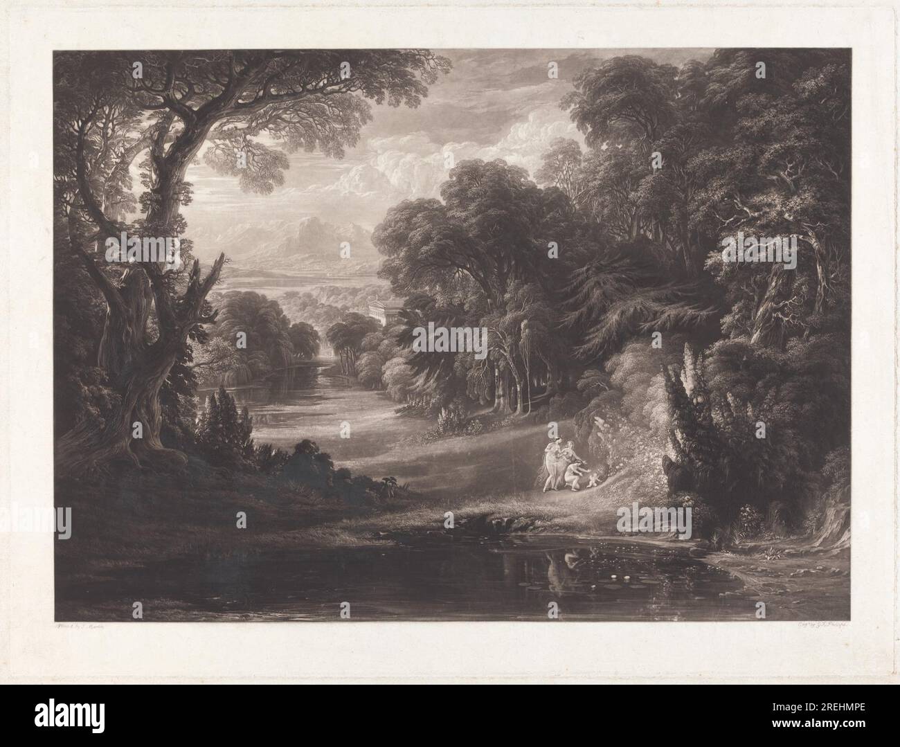 The Paphian Bower 1826 by George Henry Phillips Stock Photo - Alamy