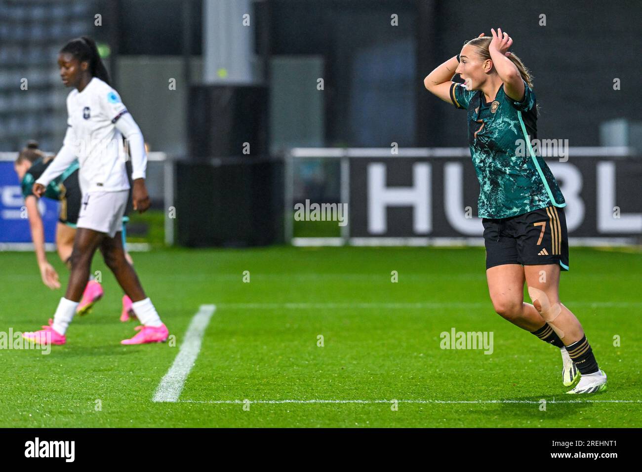 Tubize, Belgium. 27th July, 2023. Sophie Nachtigall (7) of Germany pictured during a female ...
