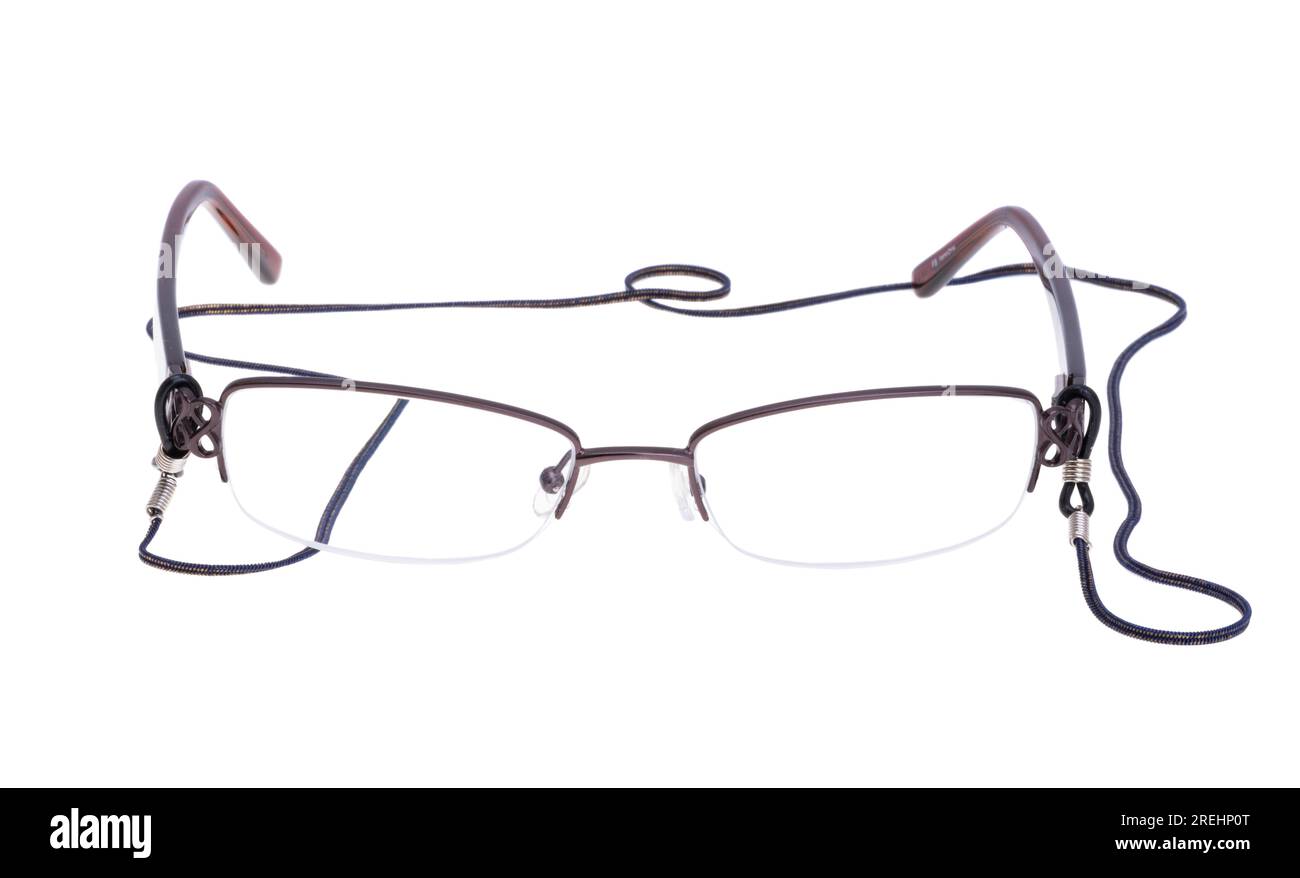 eyeglasses isolated on white background Stock Photo - Alamy