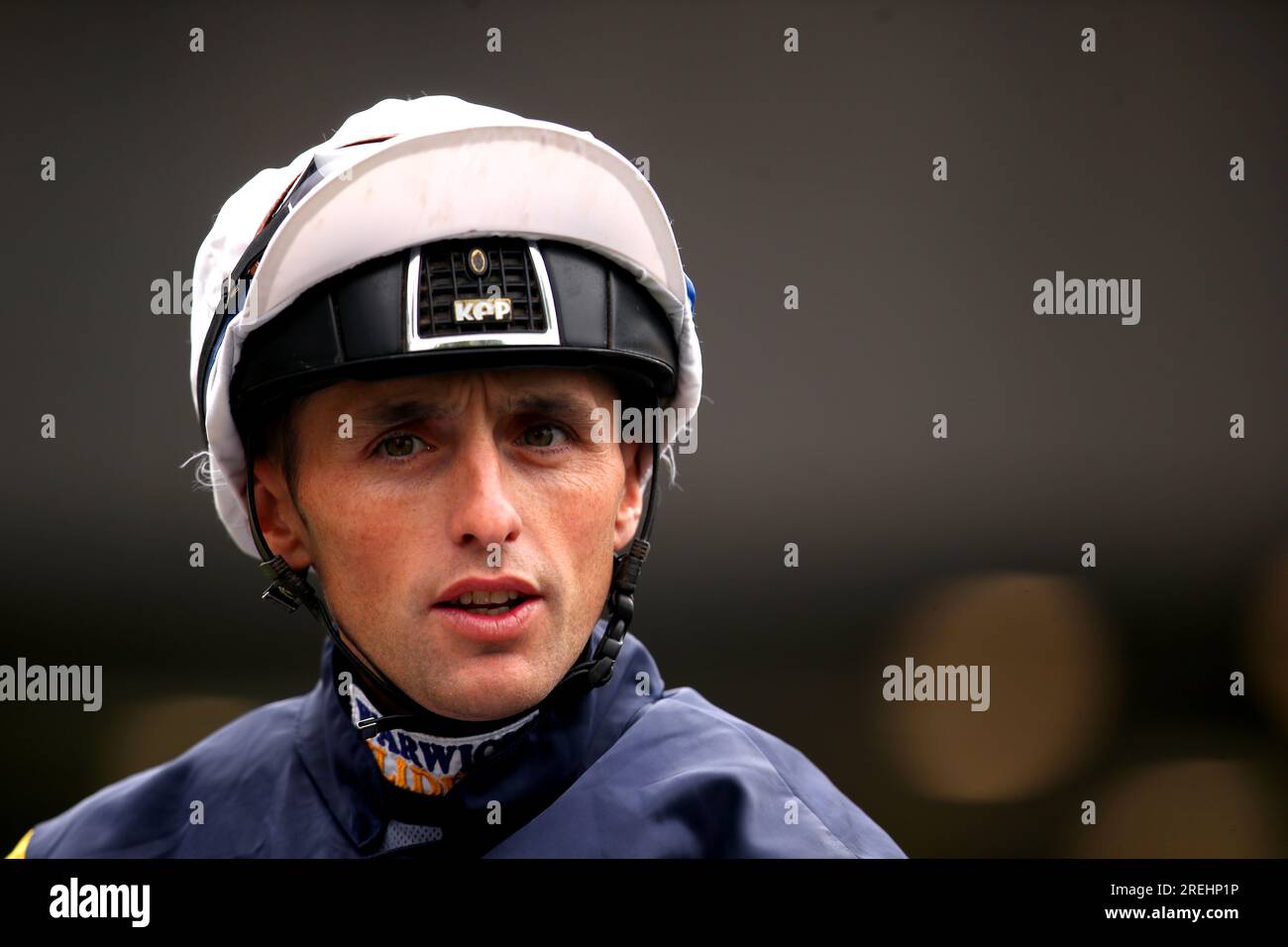 Jockey Trevor Whelan prior to competing in the Slingsby Gin Handicap ...