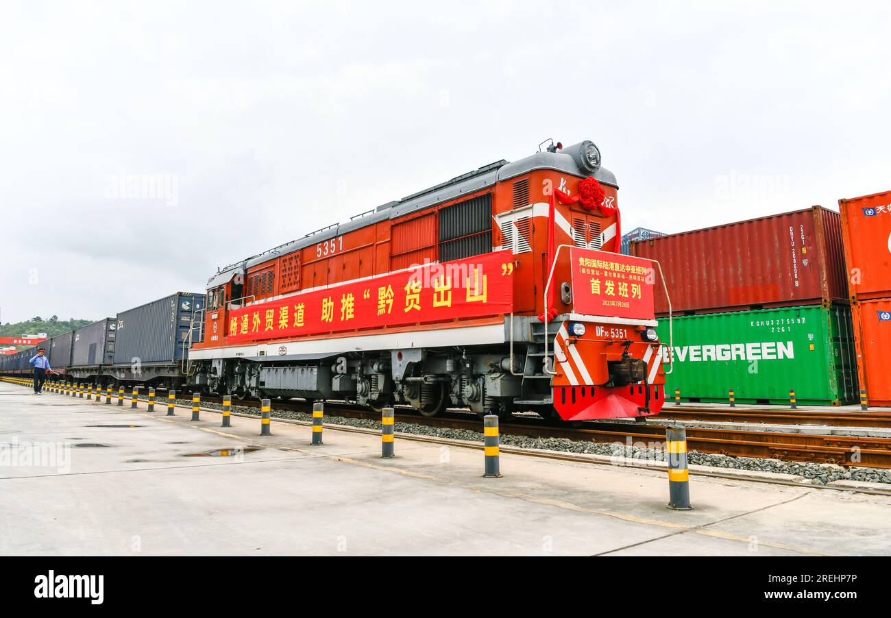 Guiyang. 28th July, 2023. This photo taken on July 28, 2023 shows the ...