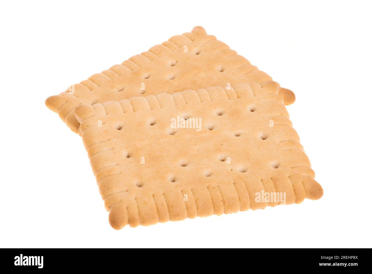rectangular cookies isolated on white background Stock Photo - Alamy