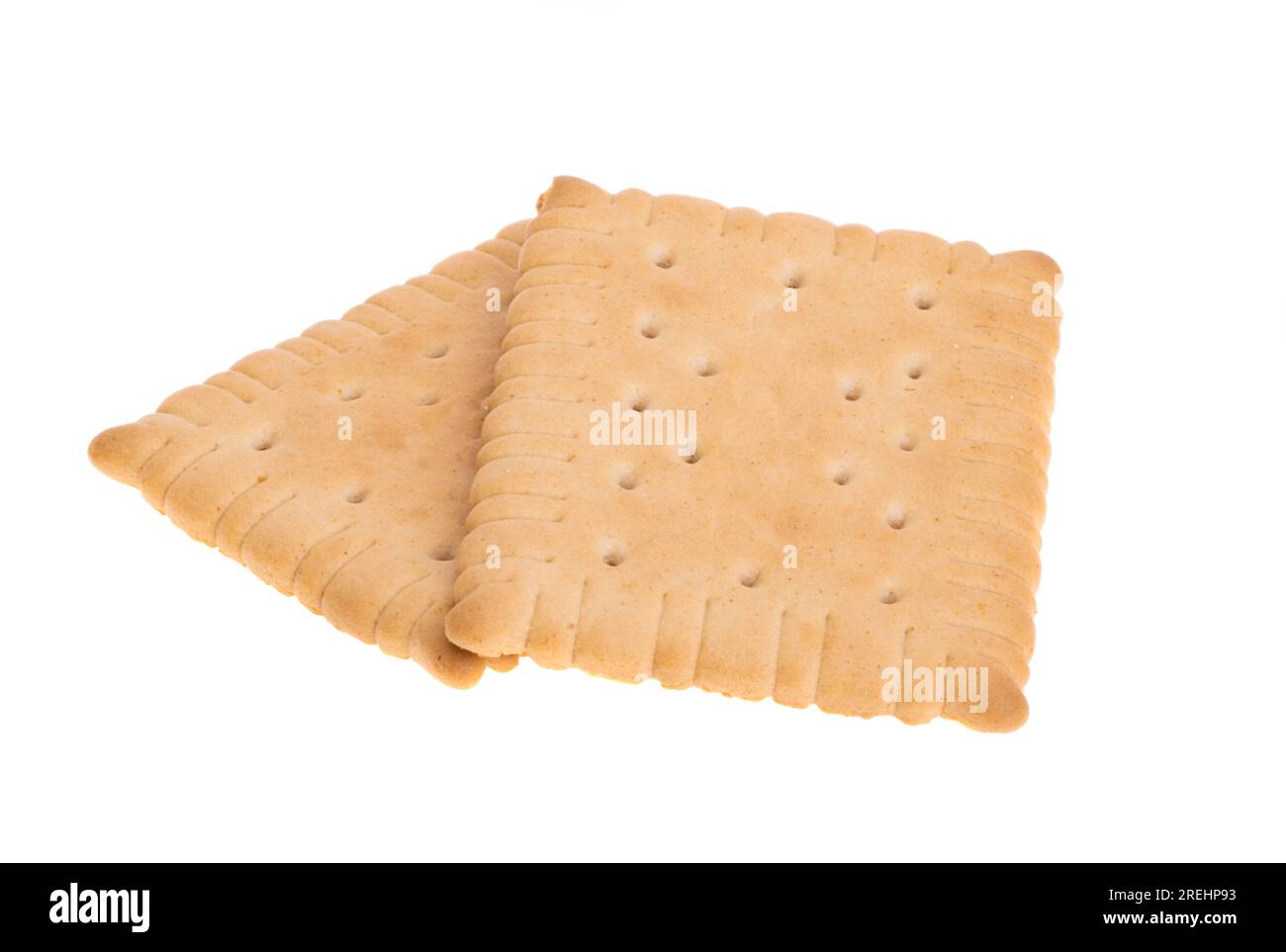rectangular cookies isolated on white background Stock Photo - Alamy