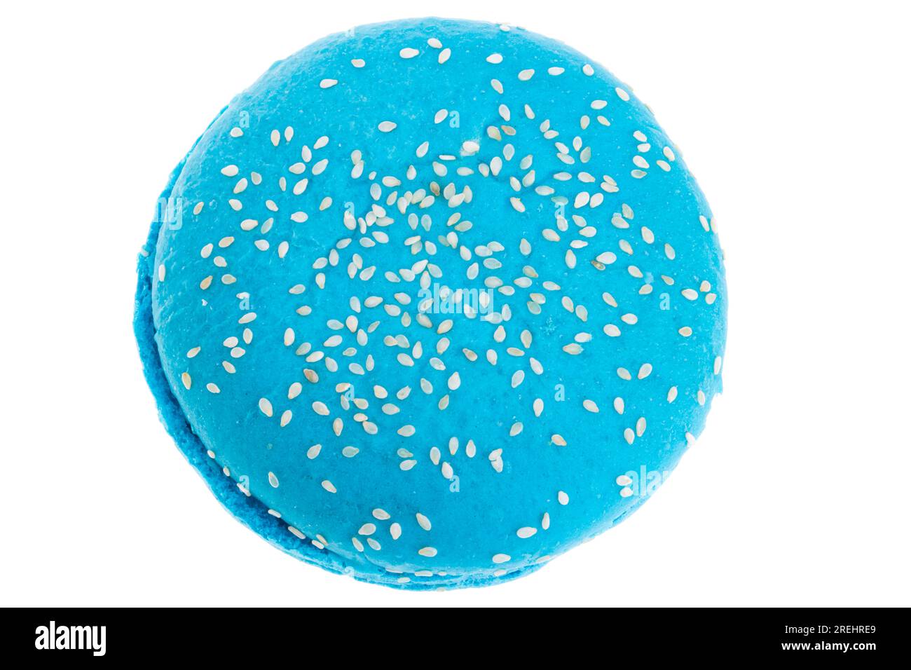 colored burger bun isolated on white background Stock Photo - Alamy