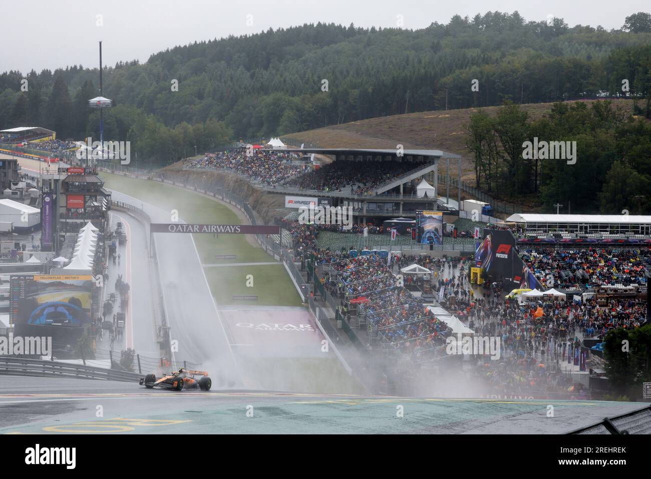 Spa-Francorchamps, Belgium. 28th July, 2023. #4 Lando Norris (GBR ...